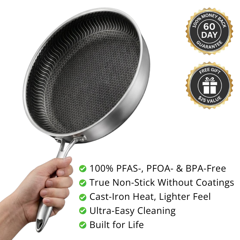 TitanCore™ PureClad | Non-toxic, PFAS-free pan that delivers real non-